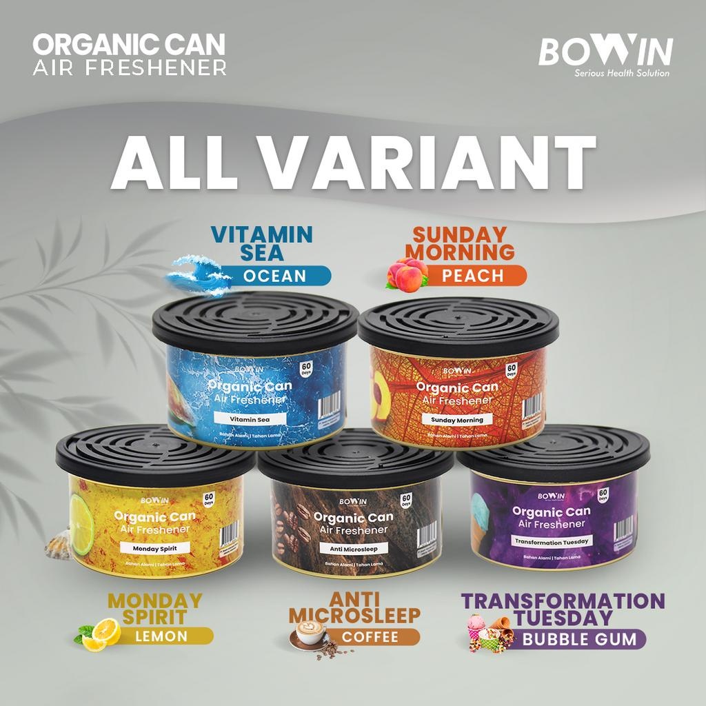 Jual Bowin Parfum Mobil Organic Can (Pengharum Ruangan, Aroma Terapi ...