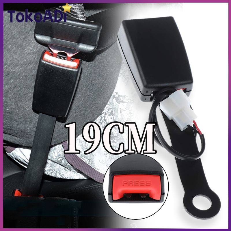 Jual 7.5in Colokan Safety Seat Belt Adaptor Buzzer Alarm Universal ...