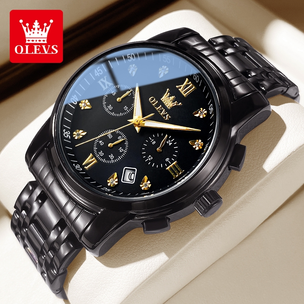 Jual OLEVS Jam Tangan Pria Original Anti Air Tahan Led Sport Analog ...