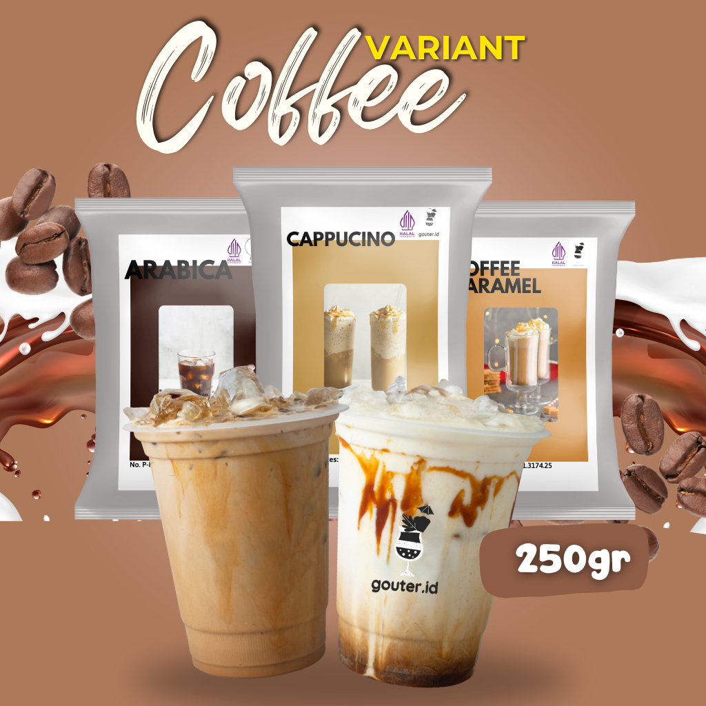 Jual Gouter - Bubuk Minuman Rasa Kopi 250gr Regular Mix Gula dan ...