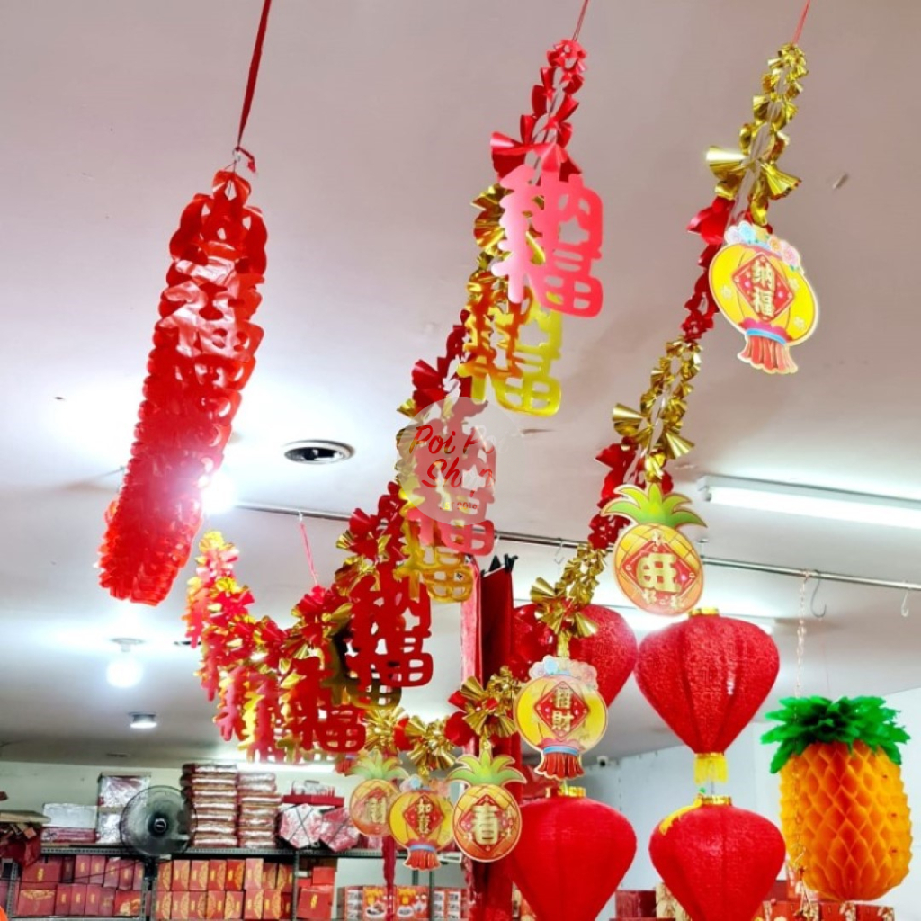 Jual Garland Slinger Imlek 2025 Ular Dekorasi CNY Hiasan Tahun Ular ...