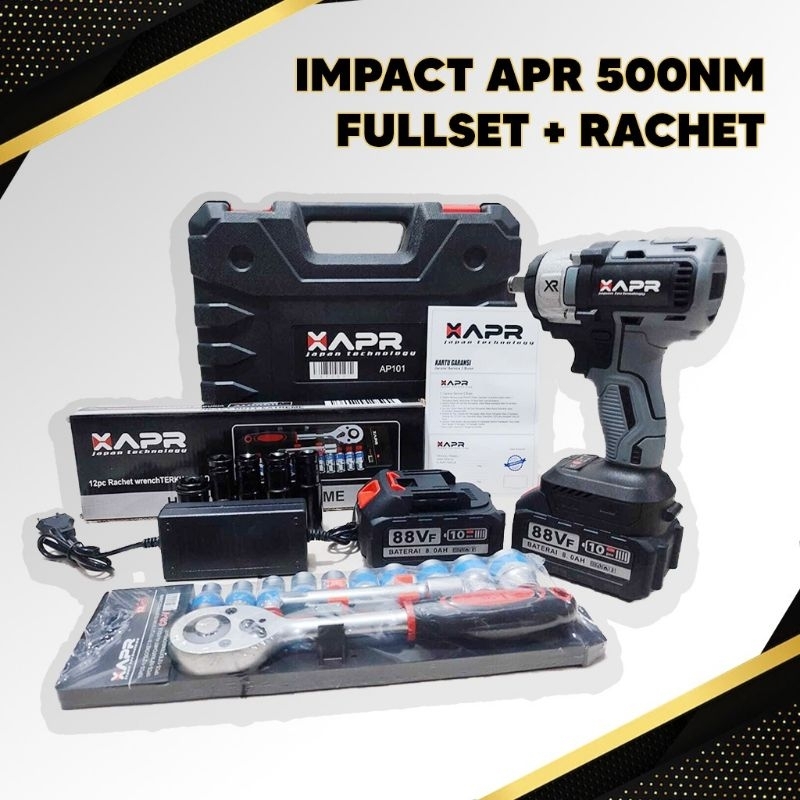 Jual APR Impact Wrench Jumbo 99V 1800nm Mesin Pembuka Baut Ban Mobil ...