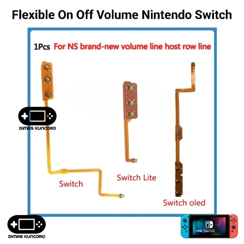 Jual Flexible On Off Volume Nintendo SWITCH kabel tombol flex lite ...