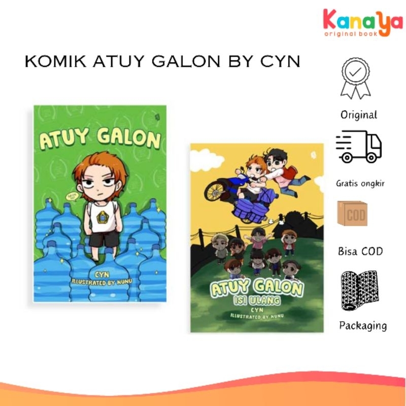 Jual Komik Atuy Galon - Atuy Galon Isi Ulang by CYN - Bukune | Shopee ...