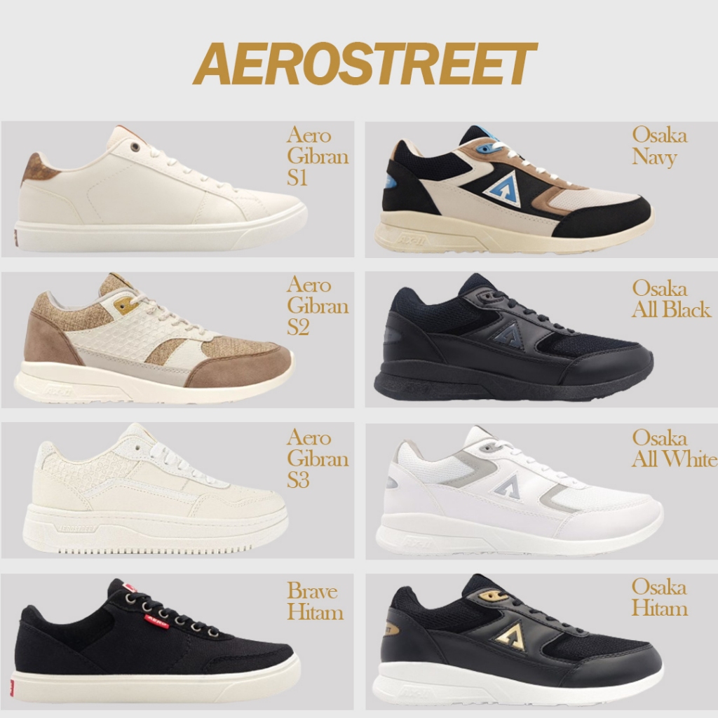 Jual Aerostreet X Gibran / Aerostreet Orlando / Aerostreet Osaka / Aerostreet Ortiz - (100% ...