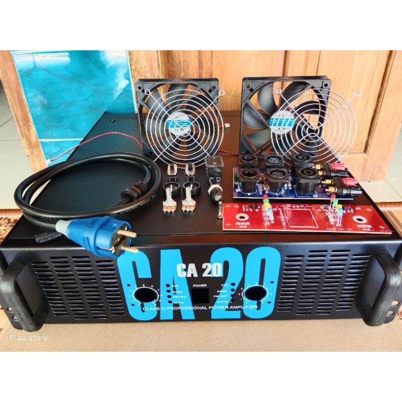 Jual Box power amplifier tipe CA20 lengkap aksesoris bok power Ca20 ukuran 3U Box murah ...