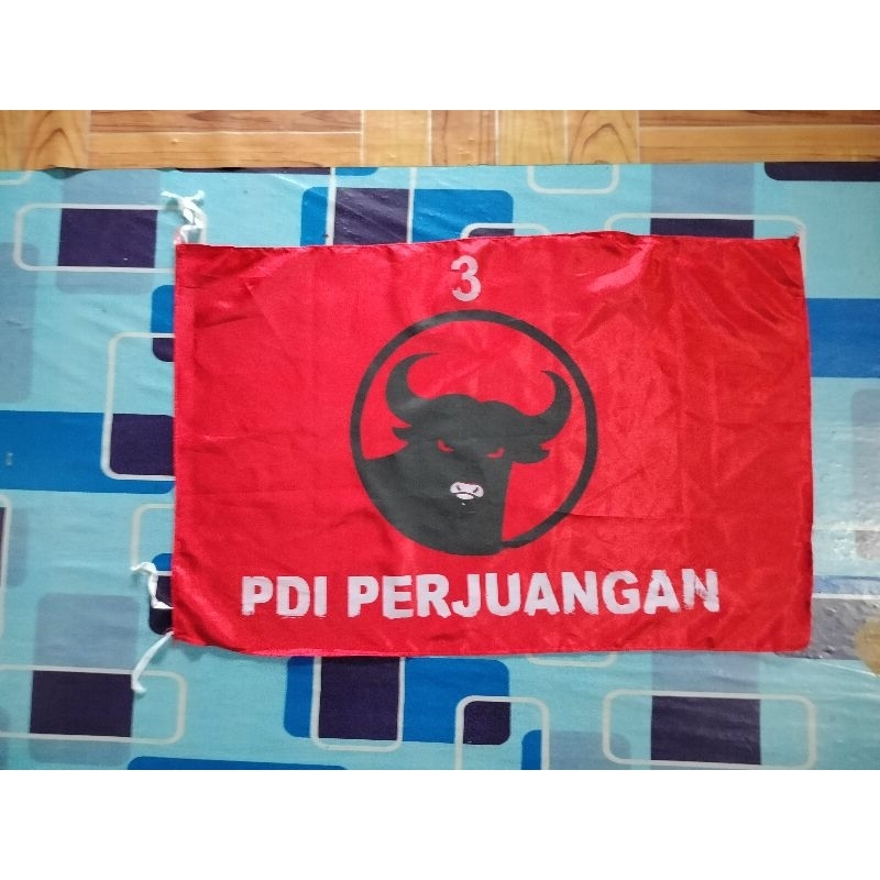 Jual bendera parti PDI PERJUANGAN | Shopee Indonesia