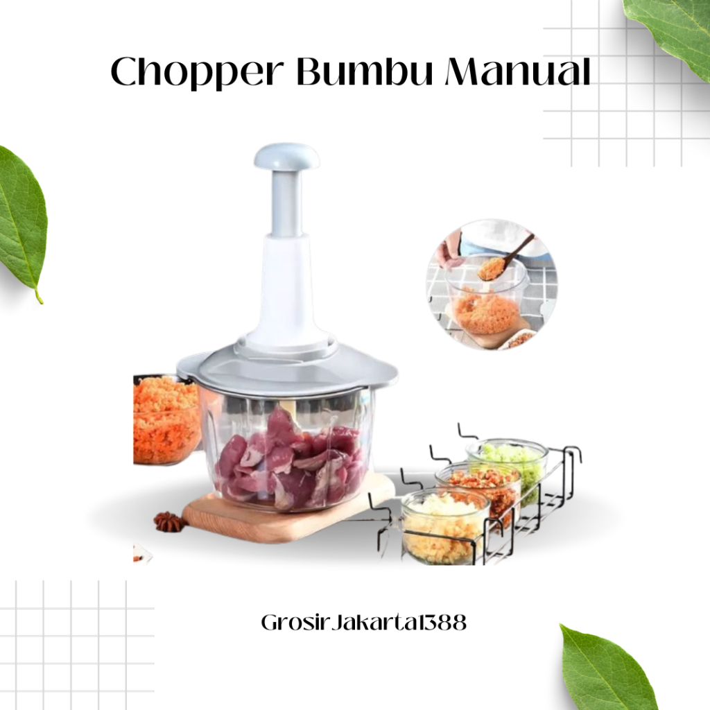 Jual Blender Chopper Blender Cabe Chopper Manual Chopper Bawang Blender ...