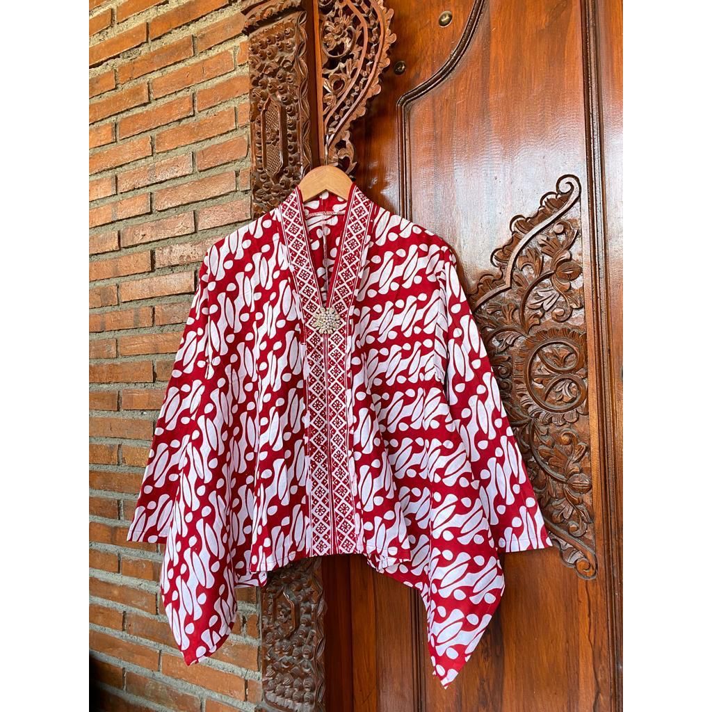 Jual [PREMIUM] Blus Kartini GARUTAN MERAH PUTIH Series Batik Kartini ...