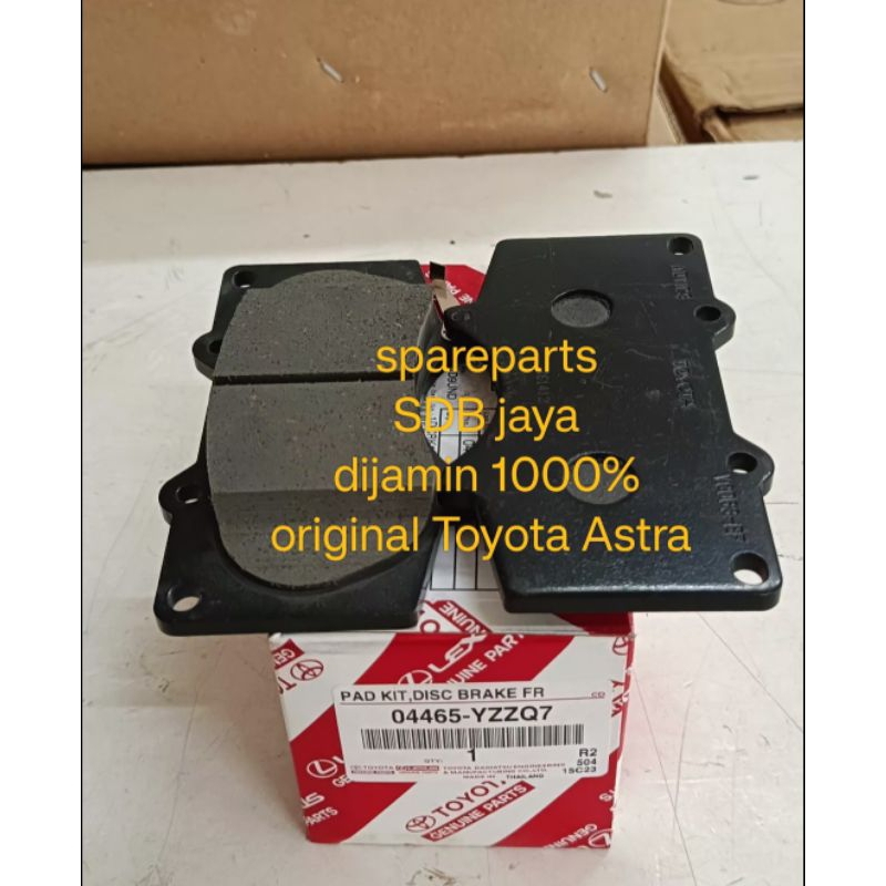 Jual brake pad kampas rem depan Hilux Revo DC double doubel cabin ...