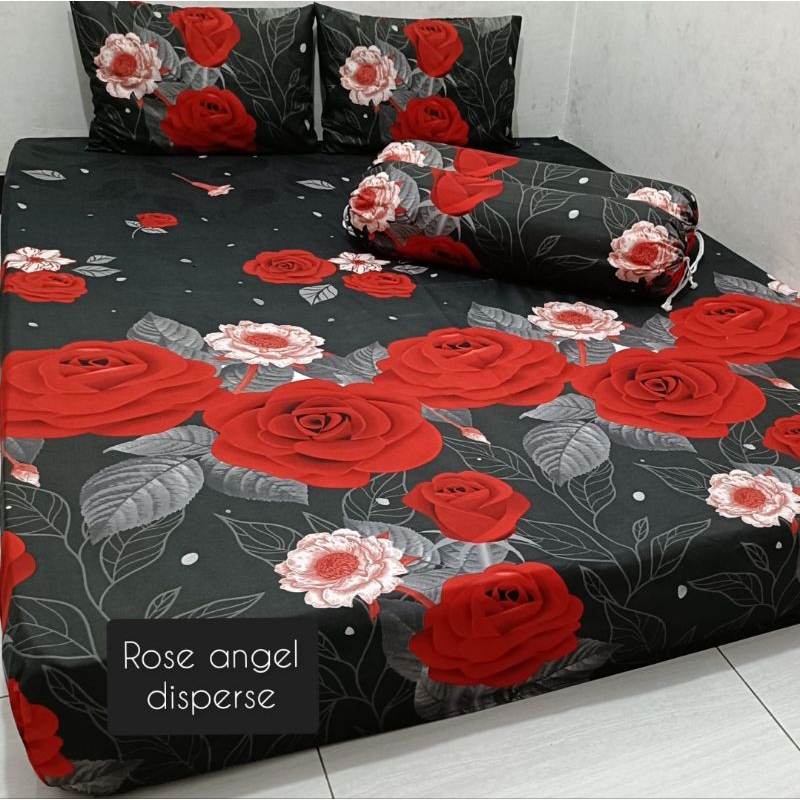 Jual SPREI KNJJ berbunga BUNGA cantik lengkap beserta sarung bantal dan ...