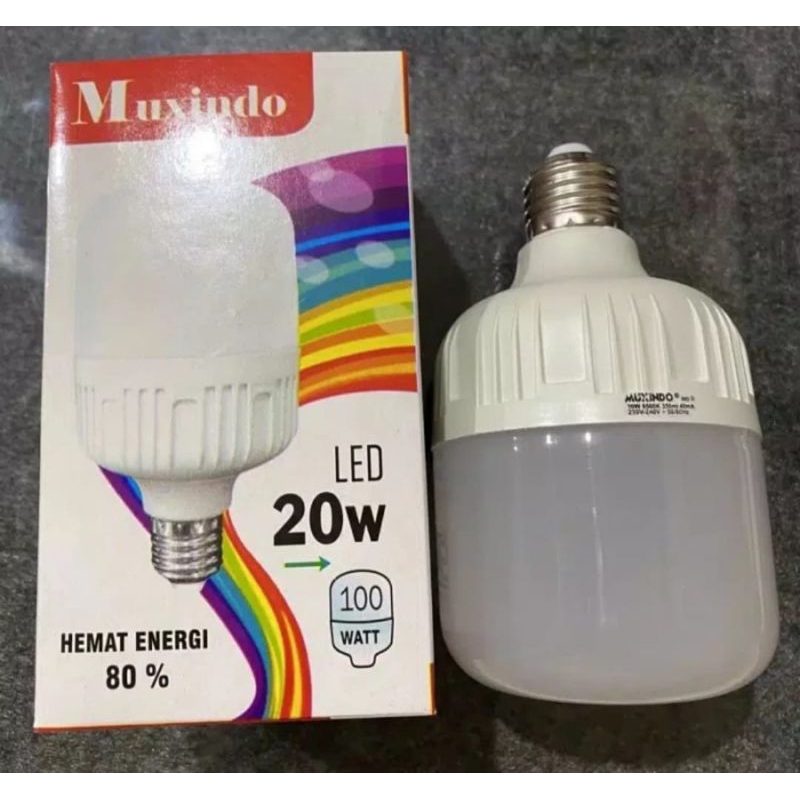 Jual Lampu Led Buld Capsule 20Watt Sinar Putih Muxindo | Shopee Indonesia