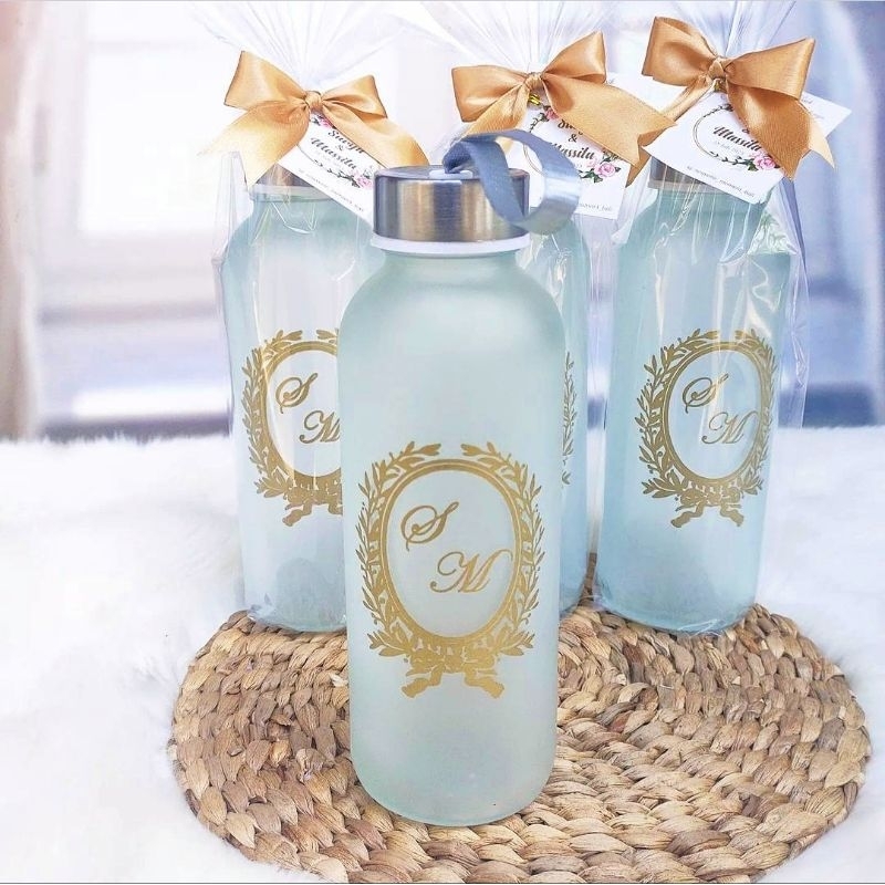 Jual SOUVENIR BOTOL KACA DOFF SABLON MURAH | Shopee Indonesia