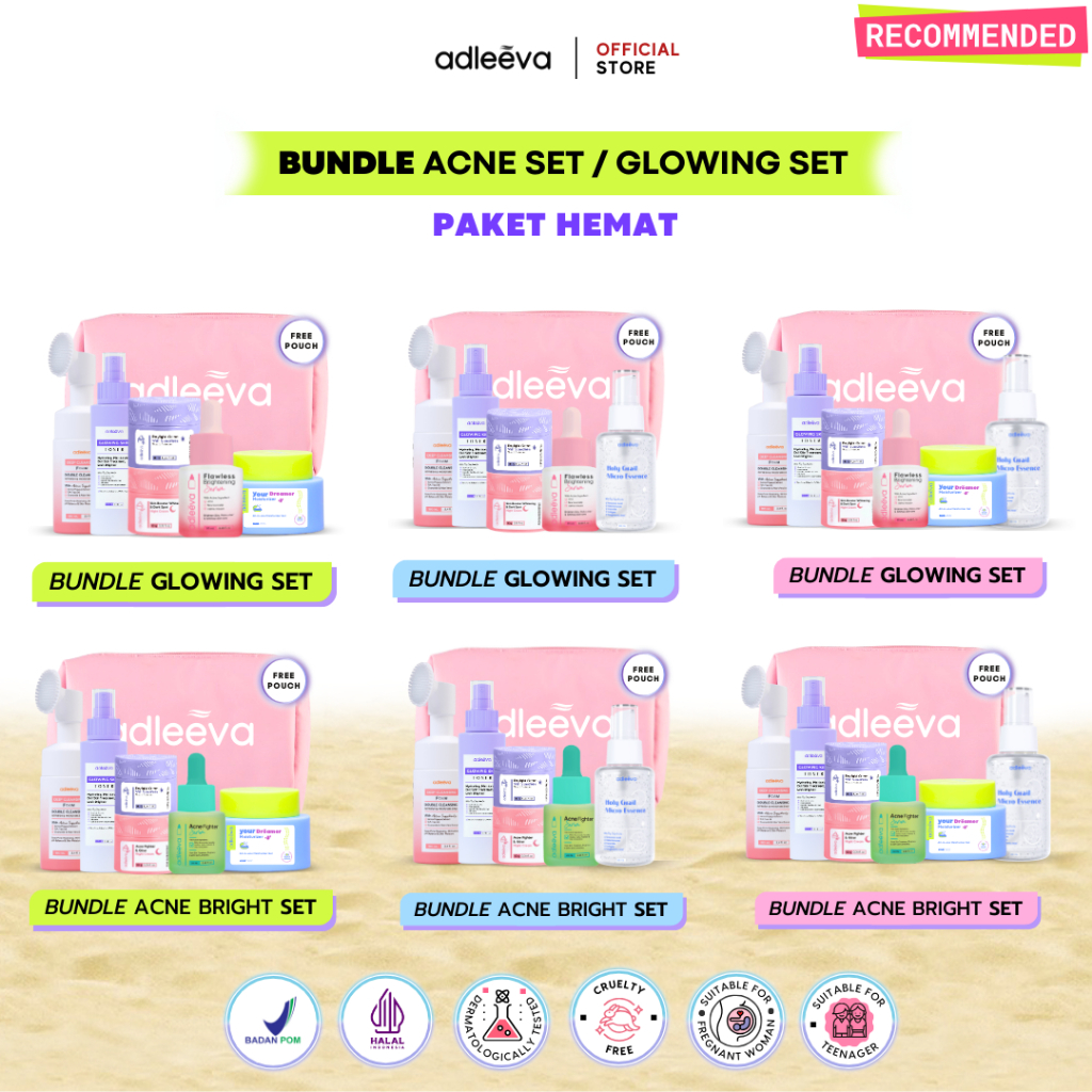 Jual Adleeva Skincare Paket Complete Bundle Set | Shopee Indonesia