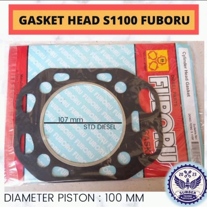 Jual Perpak/Packing/Gasket Cylinder Head Mesin Diesel Dongfeng S1100 4L ...