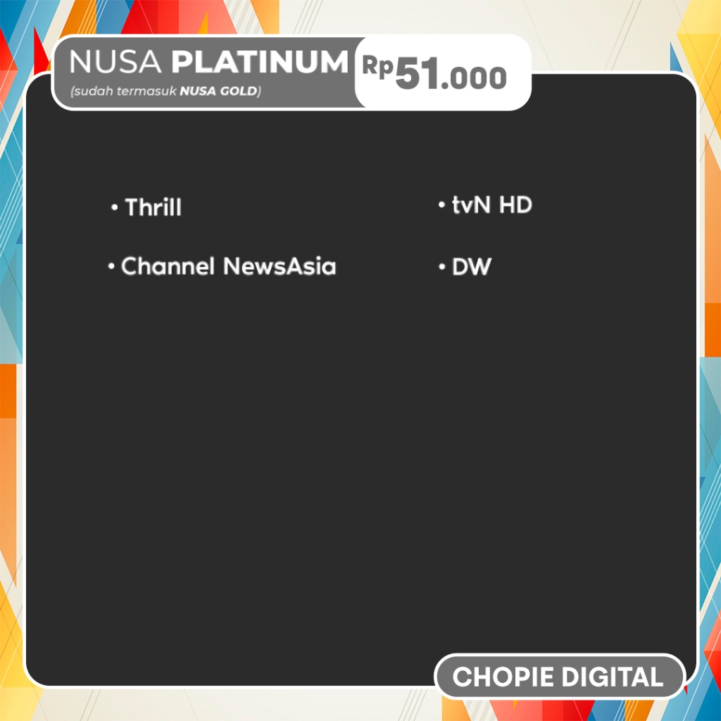 Jual Transvision Paket Platinum | Shopee Indonesia