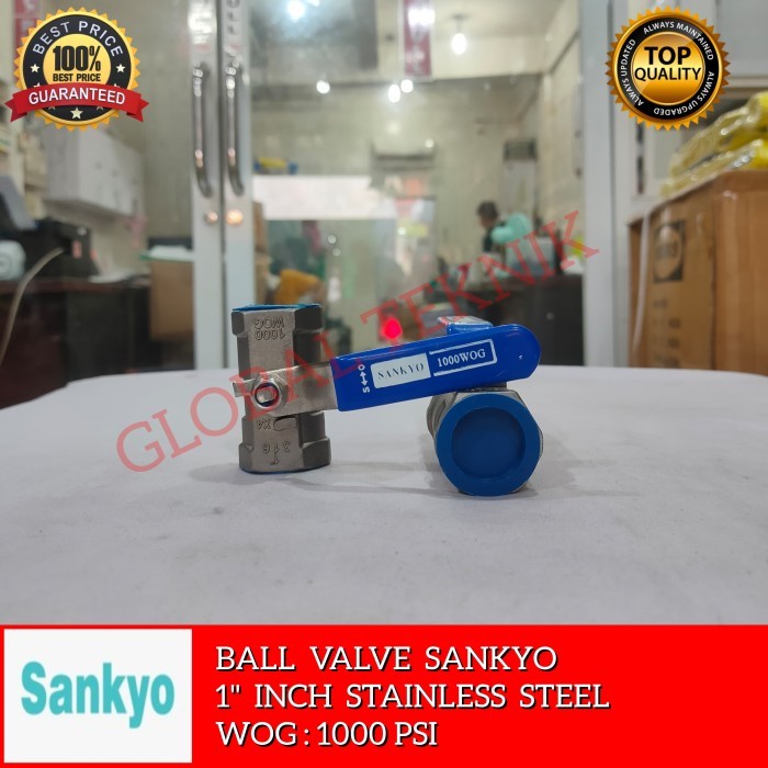 Jual Ball Valve 1" Inch Sankyo Stainless valve ball end screw ...