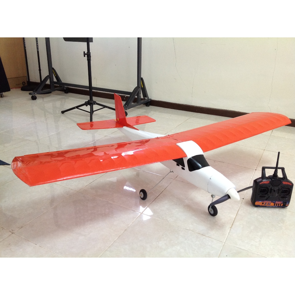 Jual Pesawat Model RC Trainer TS40 Kit Balsa Wingspan 160 cm | Shopee ...