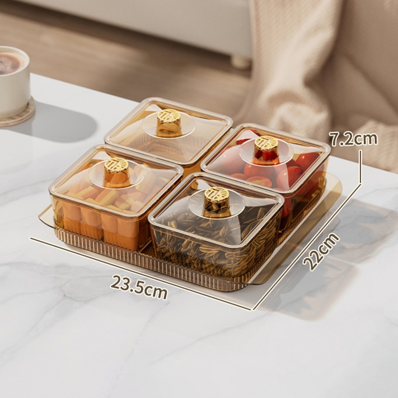 Jual Muzy Snack Tray Snack Bowl Tempat Saji Snack Cemilan Kotak Makanan ...