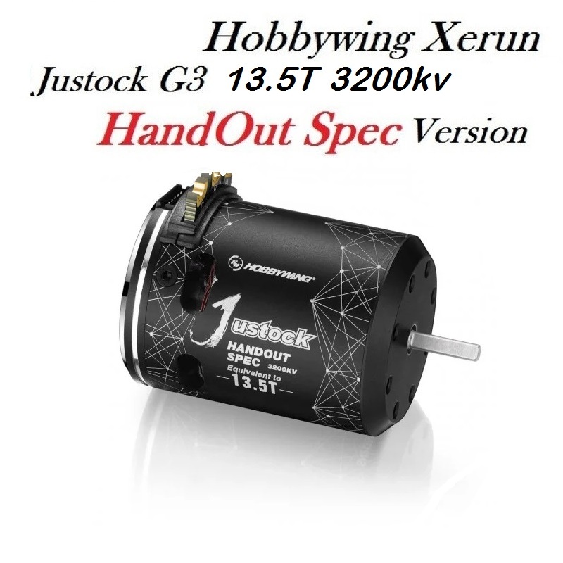 Jual Hobbywing Xerun Justock 13.5T 3200KV G3 Handout Motor | Shopee ...