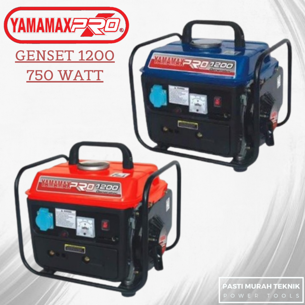 Jual Mesin Genset 750 Watt Mesin Power Generator YAMAMAX PRO 1200 ...