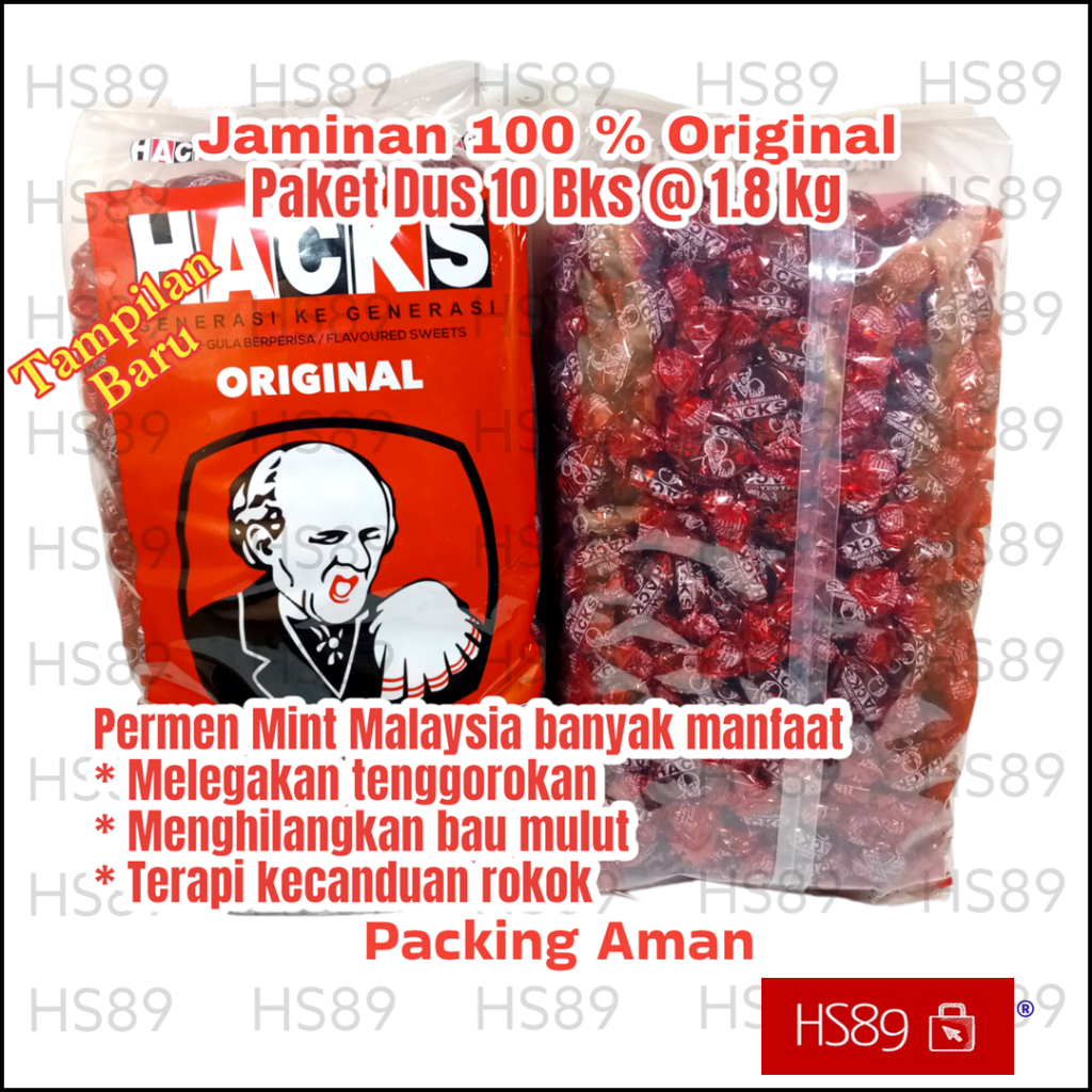 Jual Permen Hacks Original Per Dus | Shopee Indonesia