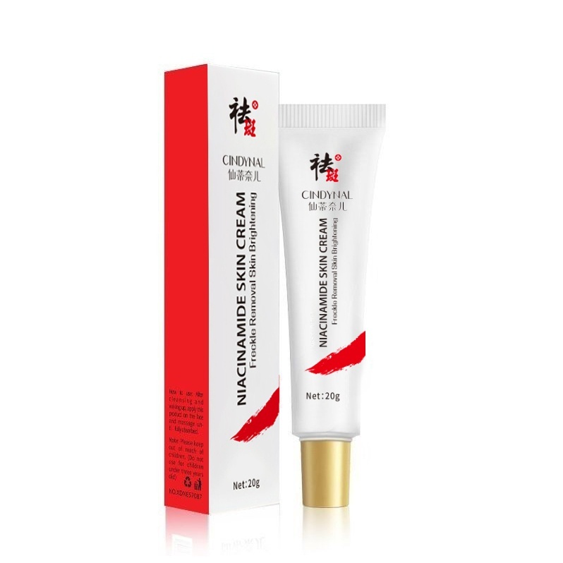 Jual READY CINDYNAL Penghilang Flek Bintik hitam Jerawat Whitening Freckle 20G Niacinamide Skin ...