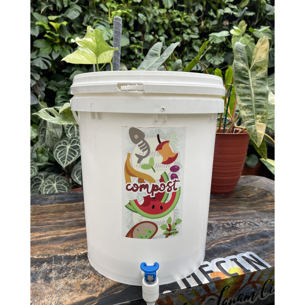 Jual Tong Komposter/ pengolahan sampah organik Ember 25 Kg (ada ...