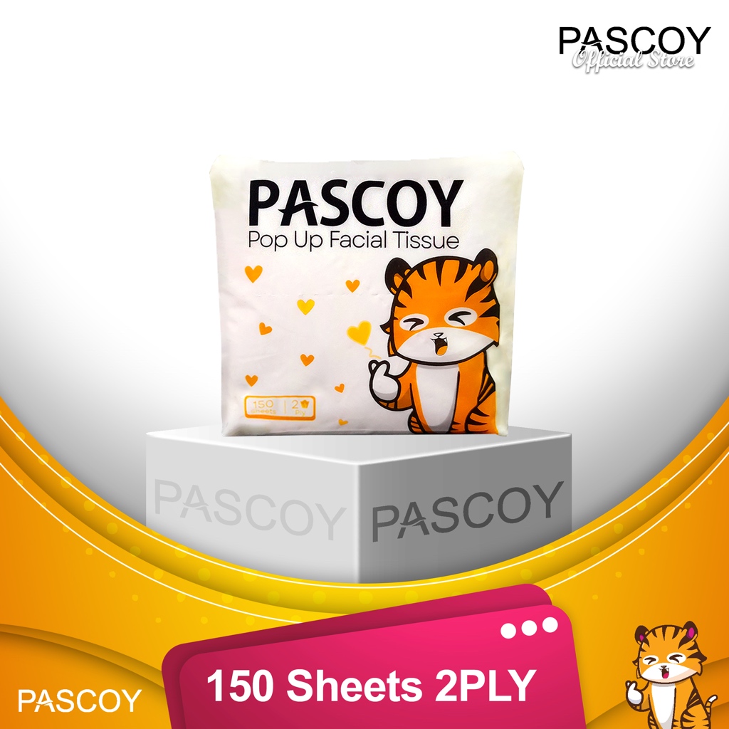 Jual Pascoy - Pop Up Tissue 150 sheets 2 ply | Shopee Indonesia