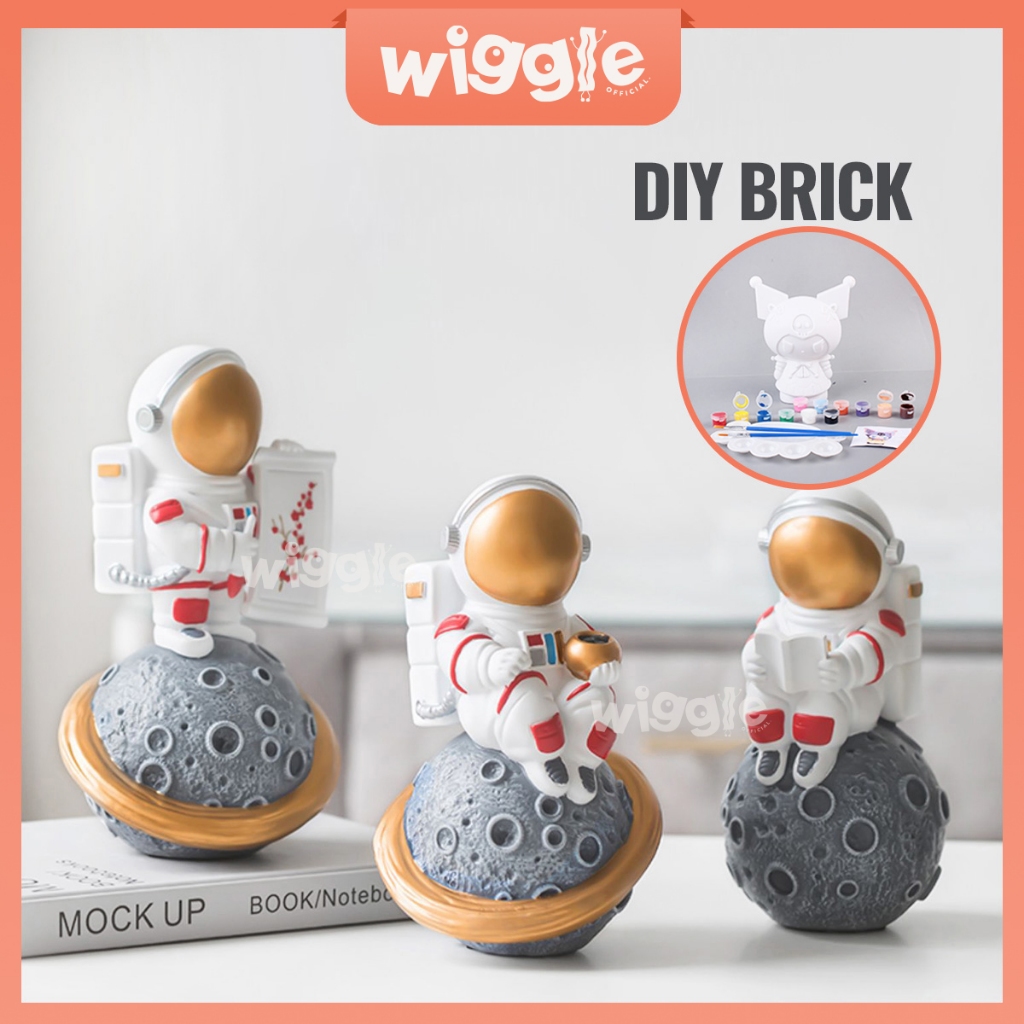 Jual Wiggle DIY Mini Bearbrick Painting Kit Ornament Handmade Creative ...