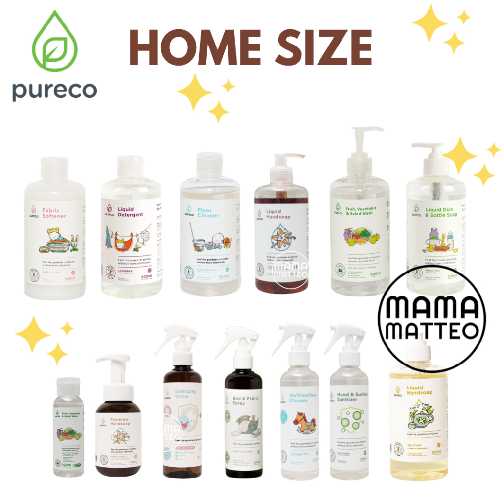 Jual Pureco 500ml : Detergent Floor Cleaner Dish Bottle Soap Liquid ...