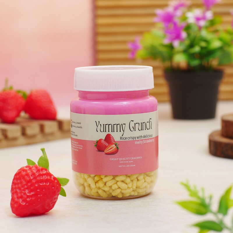Jual Yummy crunch-CHOCO JAR STROBERI LUMER CRUNCHY MELTY CEMILAN ...