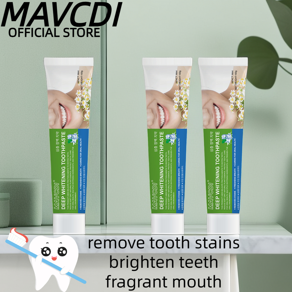 Jual MAVCDI pasta gigi pemutih artar remover mencegah bau mulut dan ...