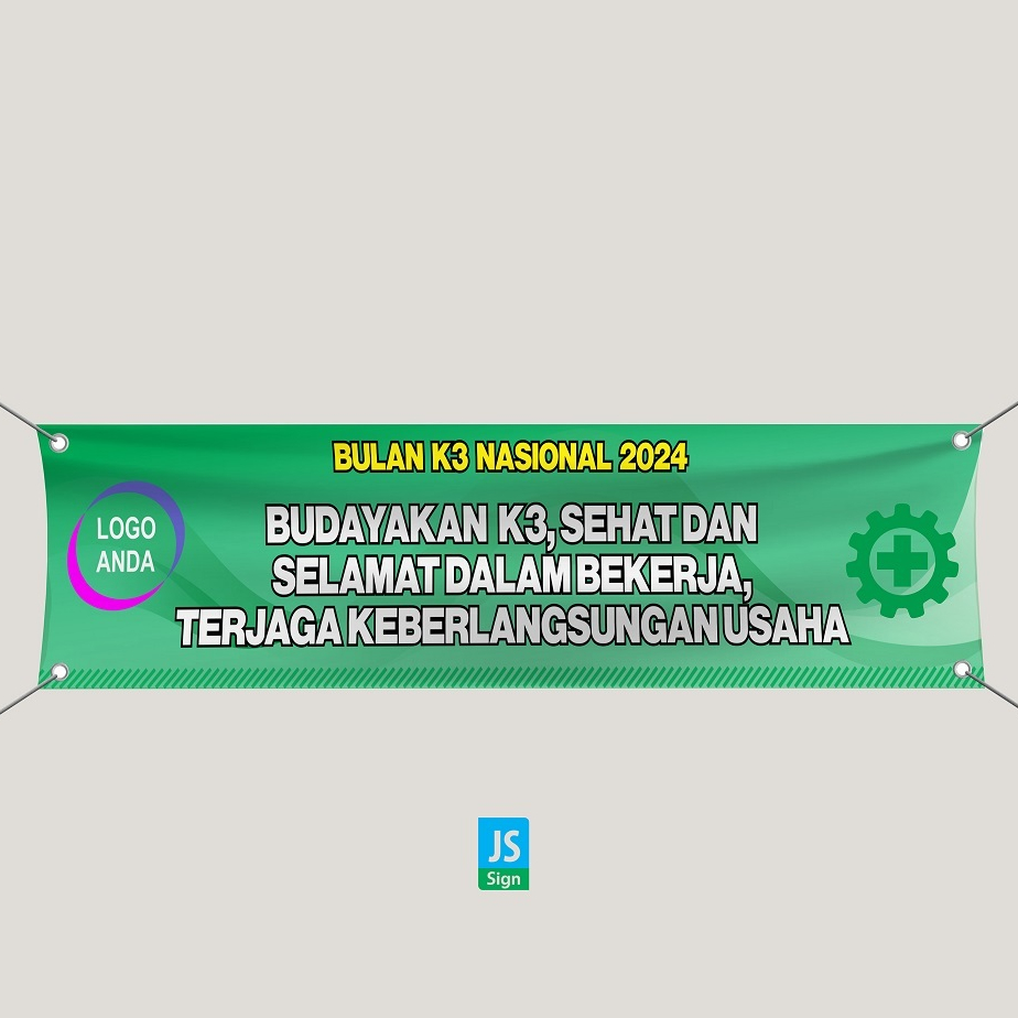 Jual SPANDUK BANNER K3 SAFETY Tema Bulan K3 Nasional 2024 | Shopee ...