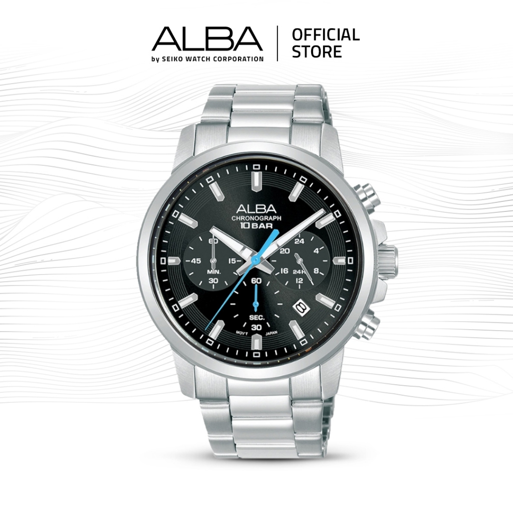 Jual Alba Active Jam Tangan Pria Chronograph AT3J57 / AT3J57X1 Quartz ...