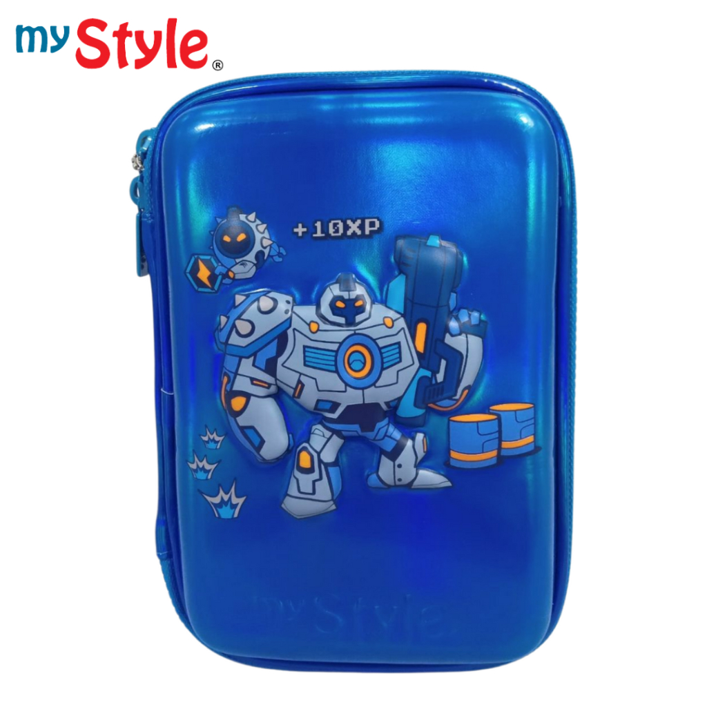 Jual My Style TM 2273 Robot Hardtop Pencil Case Metal Finish Material ...