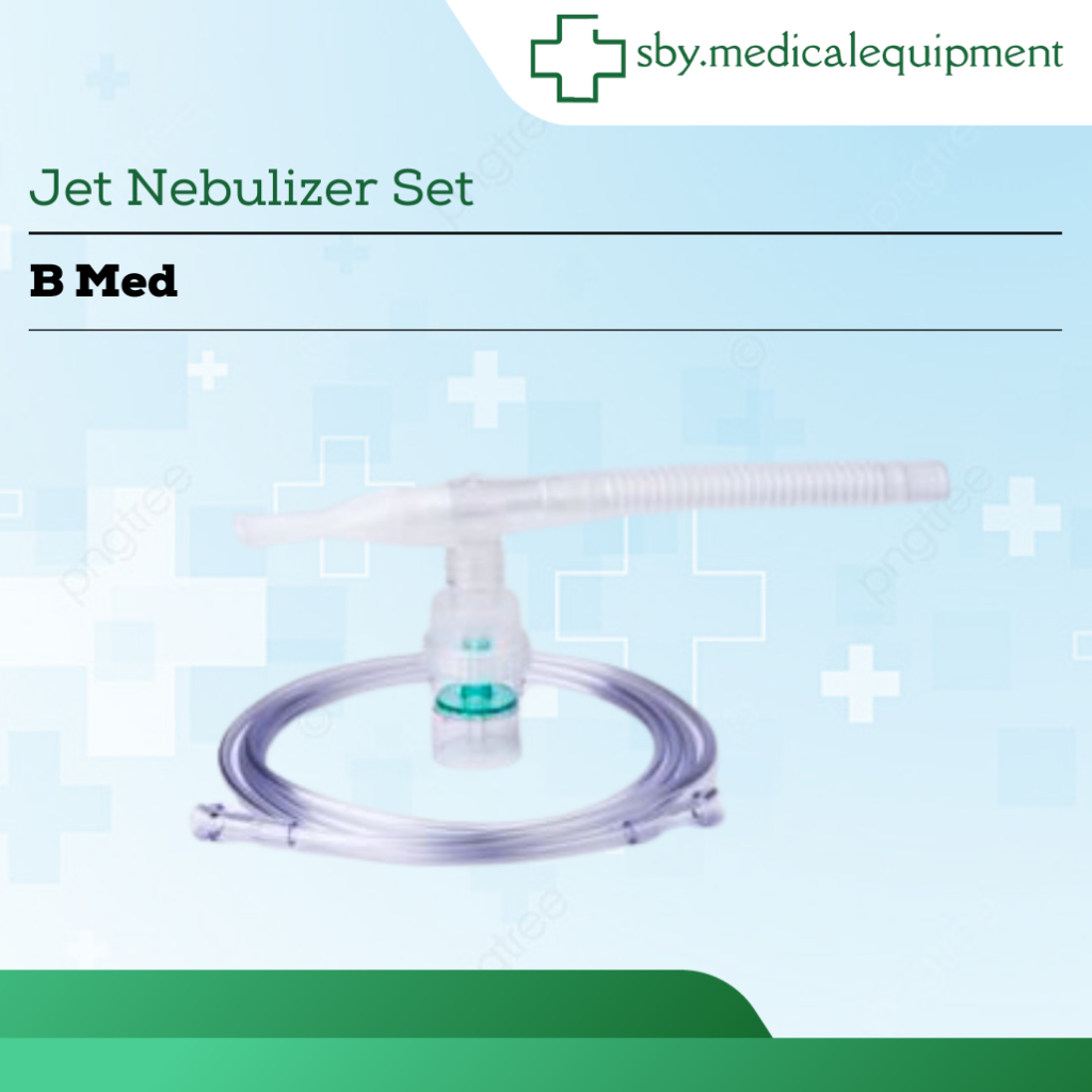 Jual COD Jet Nebulizer Set Merk B Med Alat Uap Pernafasan Nebulizer Kit ...
