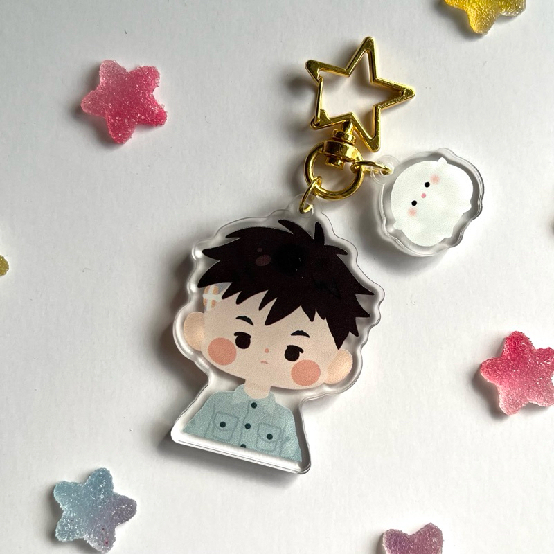Jual Ghibli Series Mahito The Boy and The Heron Keychain Gantungan ...