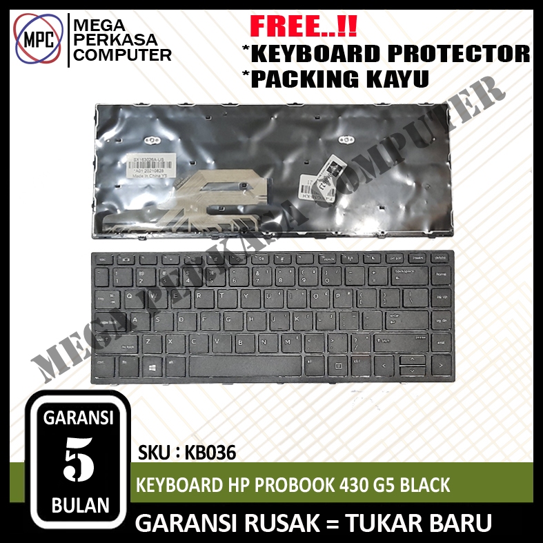 Jual Keyboard HP ProBook 430 G5 440 G5 445 G5 No Backlight Free ...