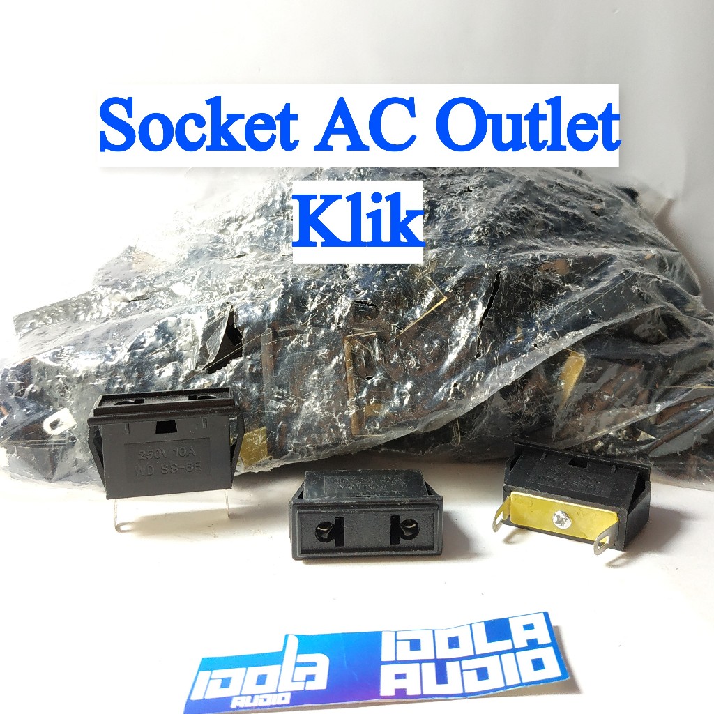 Jual Socket AC Outlet Klik | Socket (Stop Kontak) Ke Box | Shopee Indonesia
