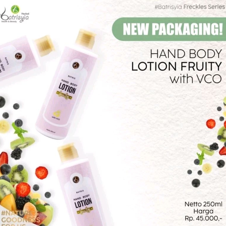 Jual Hand & Body Lotion Fruity Batrisyia Buah buahan segar cepat ...