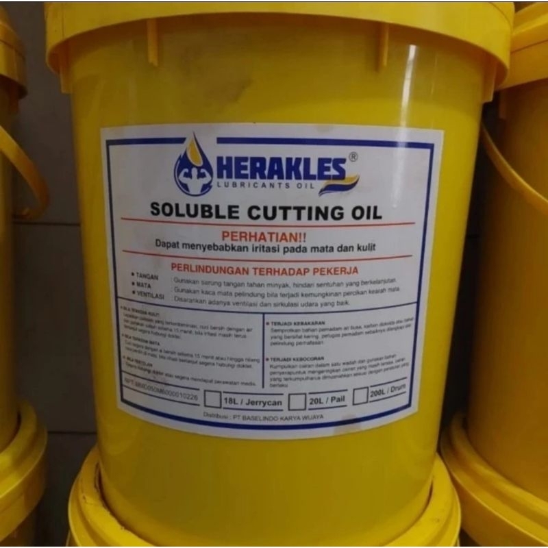 Jual Bromus Herakles Solube Cutting Oil 20 Liter | Shopee Indonesia