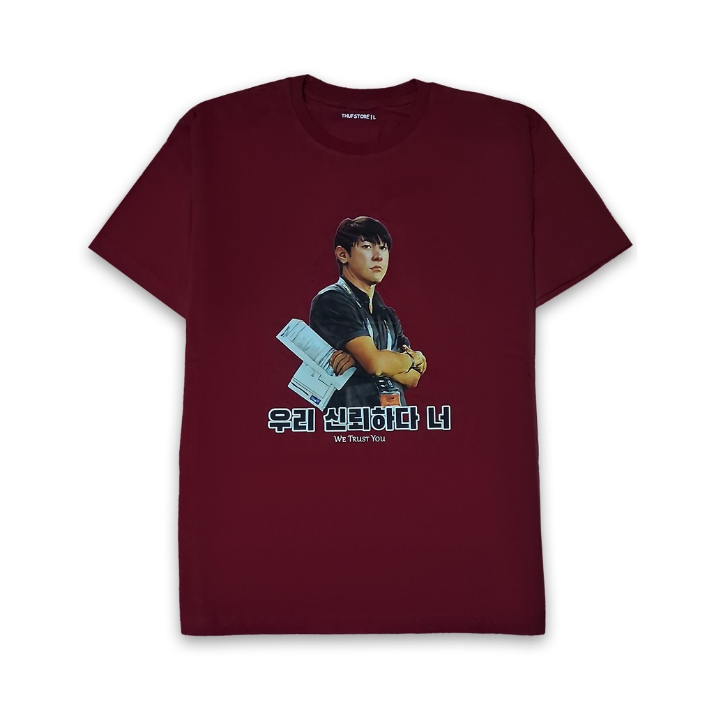 Jual Thufstore T-Shirt Lengan Pendek Timnas Indonesia Coah Shin Tae ...