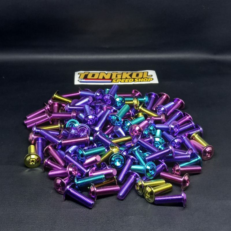 Jual BAUT TITANIUM GR5 PIRINGAN CAKRAM DISC M8x25 UNIVERSAL ORIGINAL VIETNAM | Shopee Indonesia