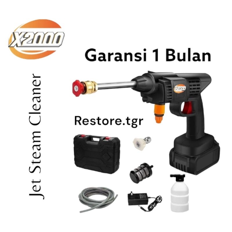 Jual Mesin Jet Steam Cleaner Portable Battery lx2000 [original ...