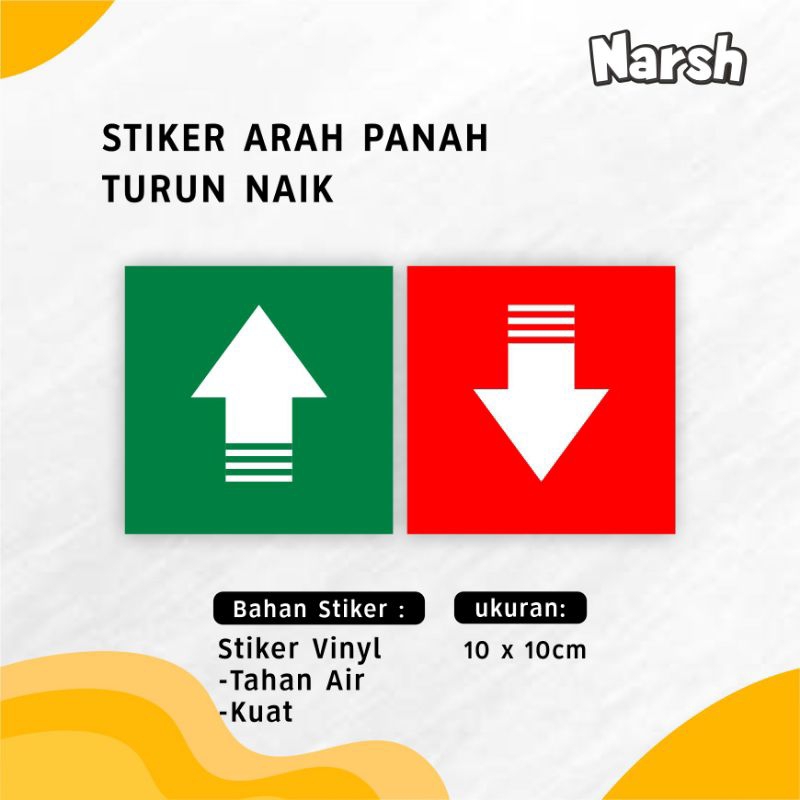 Jual STIKER | STIKER PANAH | STIKER TURUN |STIKER NAIK | STIKER SIGN ...