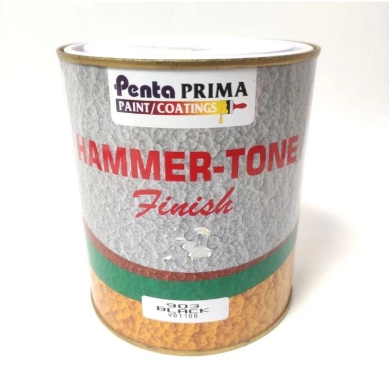 Jual Penta Prima Cat Exterior Hammer Tone Black 903 1 kg | Shopee Indonesia