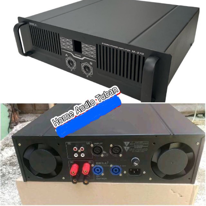 Jual Box Amplifier Bell M270 Modif Lubang XLR & Speakon Full Aksesoris ...
