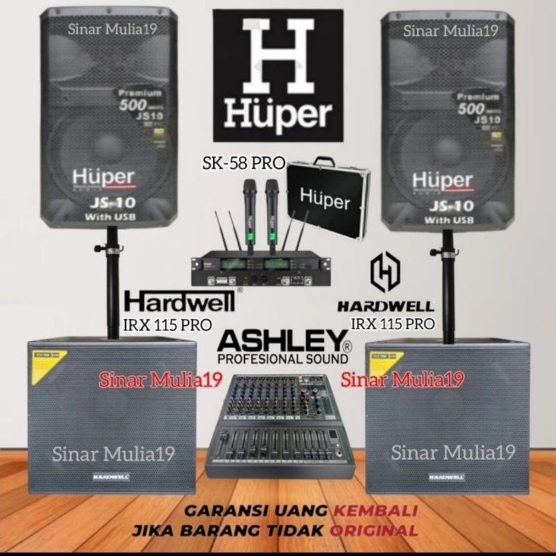 Jual Paket Sound System Top Series 2 Unit Subwoofer Aktif 15 Inch ...