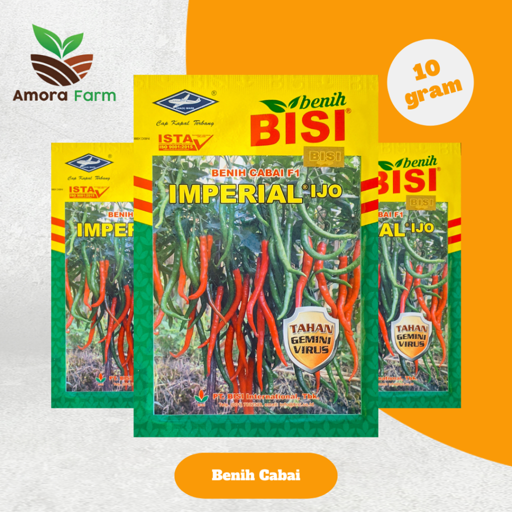 Jual Benih Cabai F1 IMPERIAL IJO 10gr Cap Kapal Terbang | Shopee Indonesia